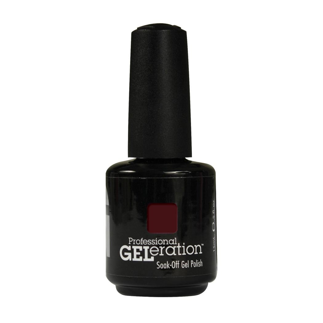 JESSICA GELERATION Lac semi-permanent Soak-Off Merlot Gel ...
